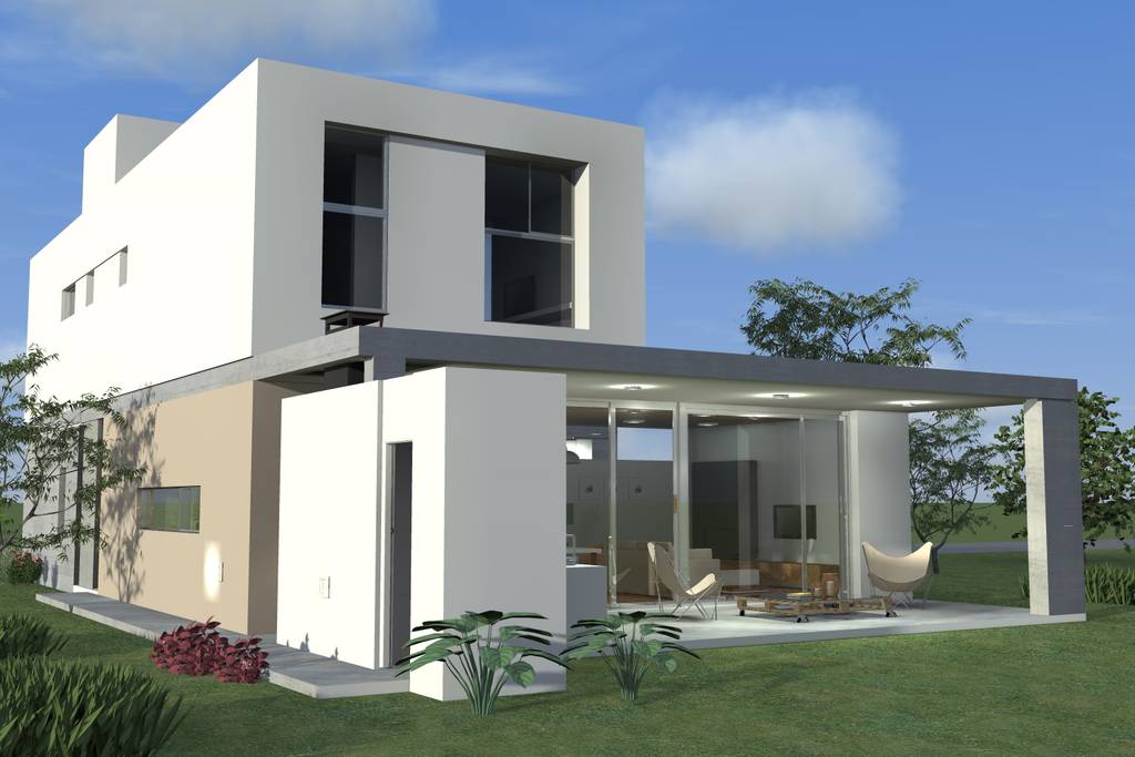 Fachada al parque – módulo de servicio exterior | homify