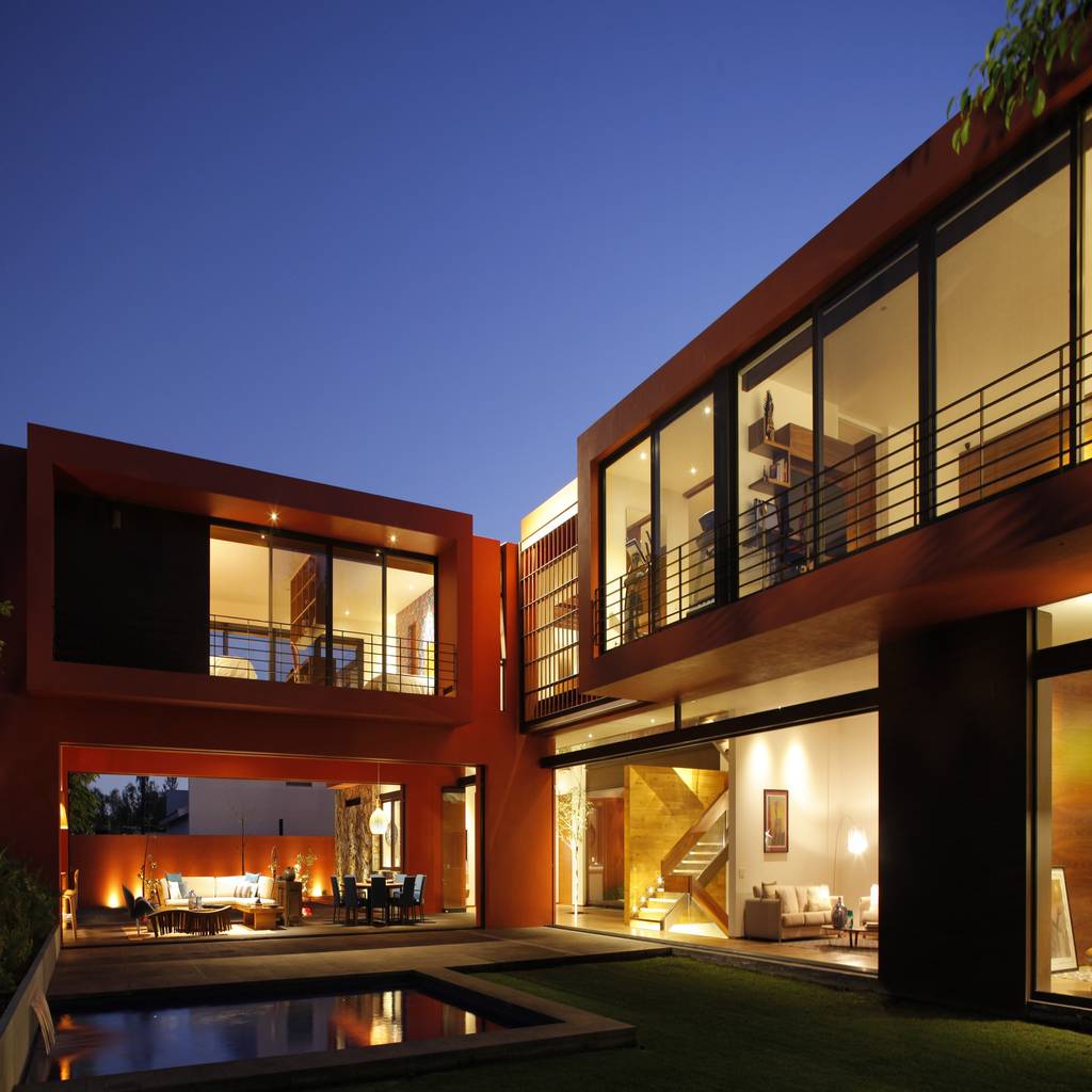 Red house casas modernas de hernandez silva arquitectos moderno | homify