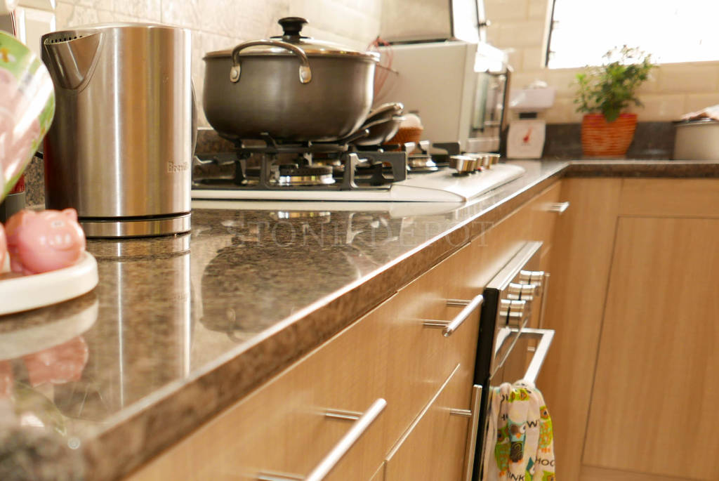 Marigold granite kitchen countertop in talamban, cebu city stone depot ...