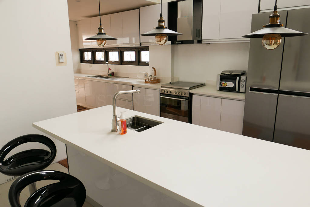 Moonstone quartz kitchen countertop in carmen, cebu | homify