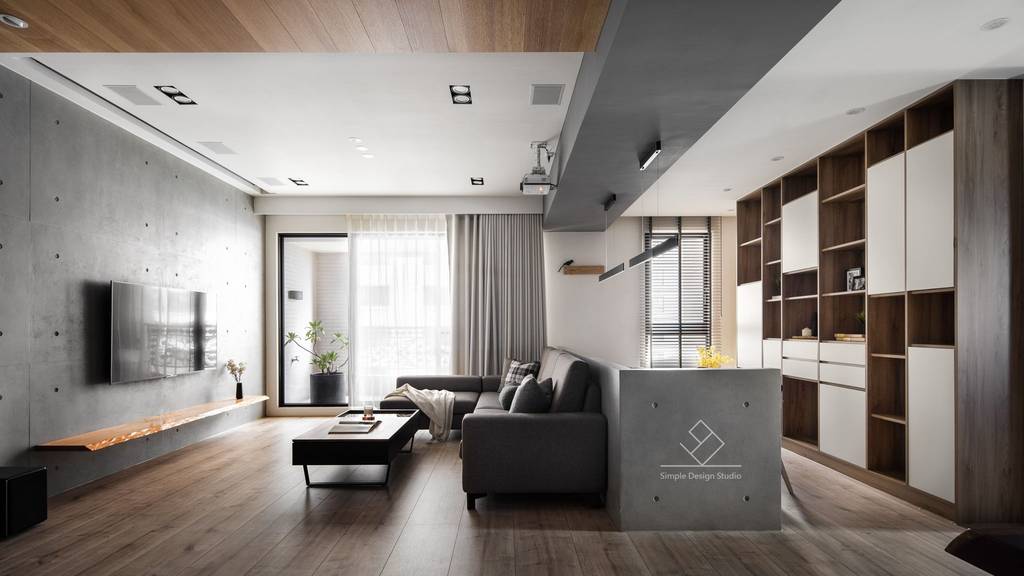 竹北-翰林富苑-s&c秘境, 極簡室內設計 simple design studio | homify