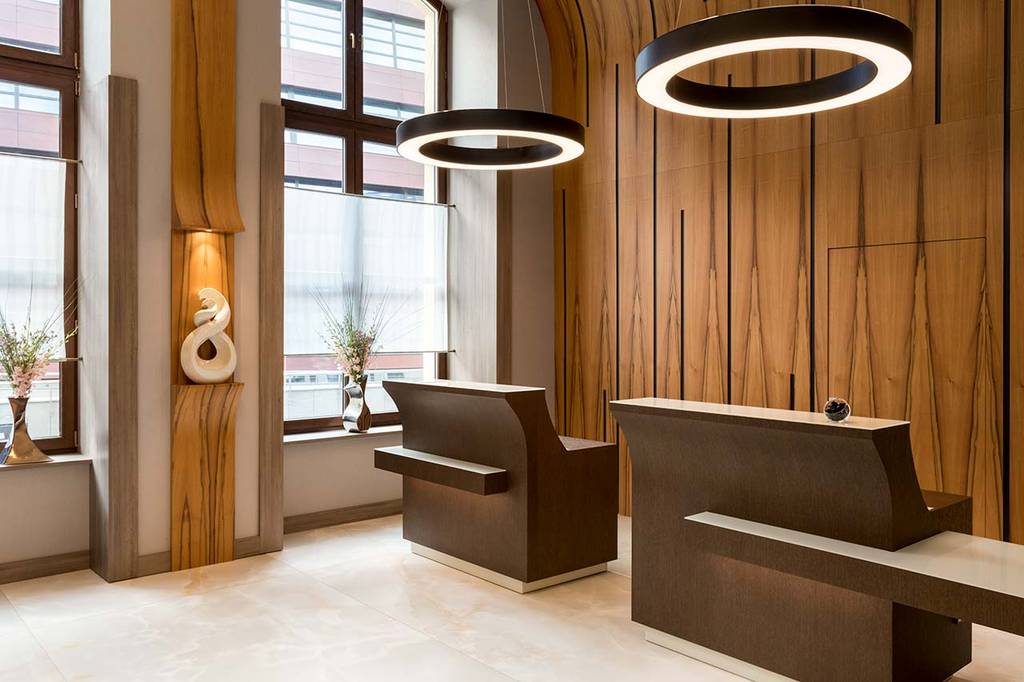 Krion en el ac hotel marriott wroclaw, polonia, de la mano de meblomex, krion® porcelanosa solid ...