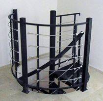 Barandal para hueco de escalera madrid: escaleras de estilo por helika ...