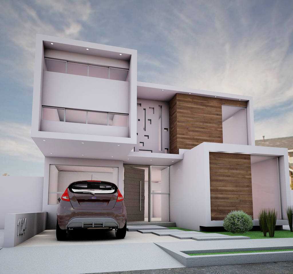 Render fachada principal | homify