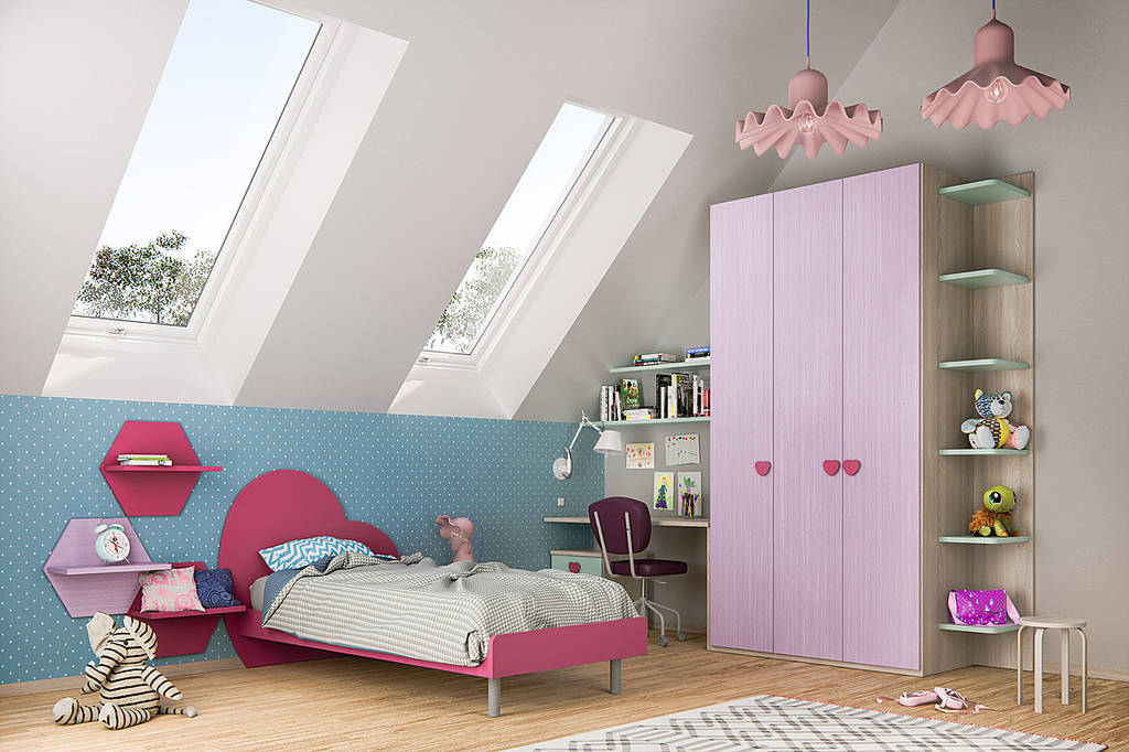 Furlan cameretta per bambina room 66 kitchen&more camera ragazze | homify