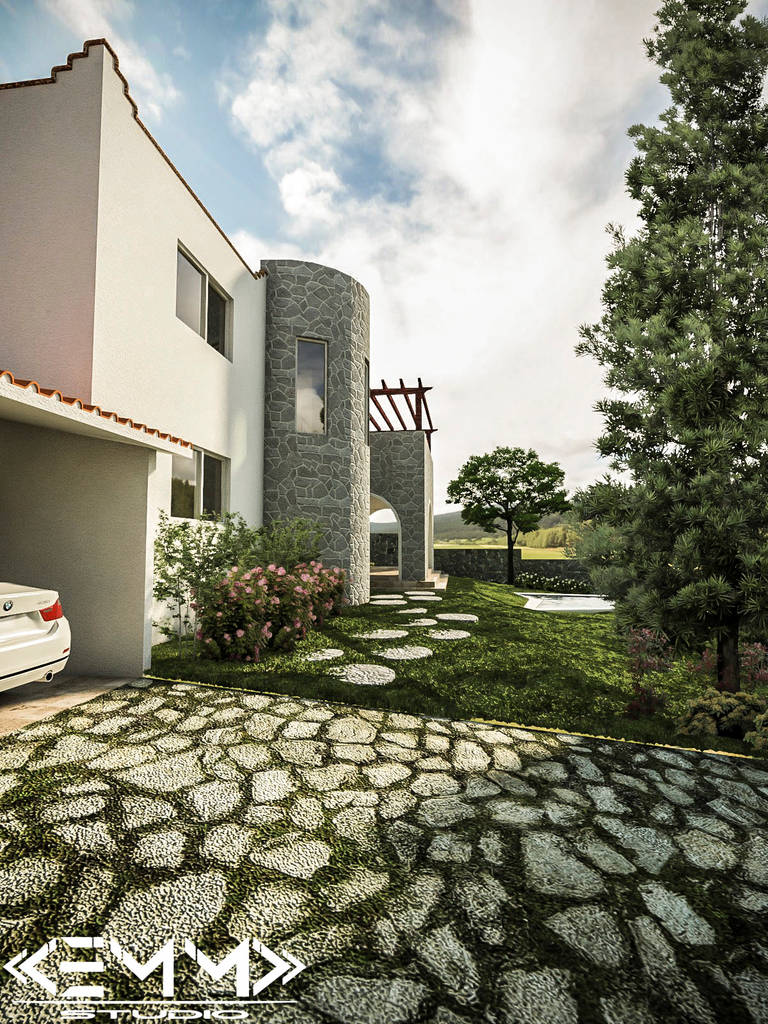 Vista llegando al estacionamiento techado | homify