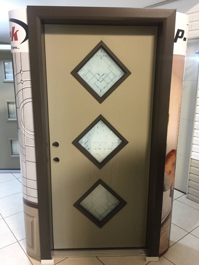 Puerta fibra de vidrio con vitral spotlights 1212 | homify