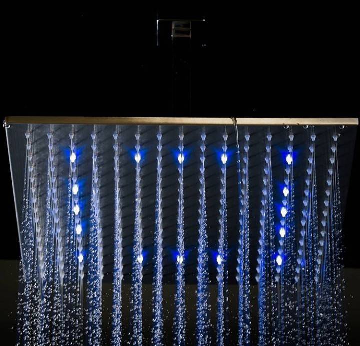 Ducha efecto lluvia con led | homify