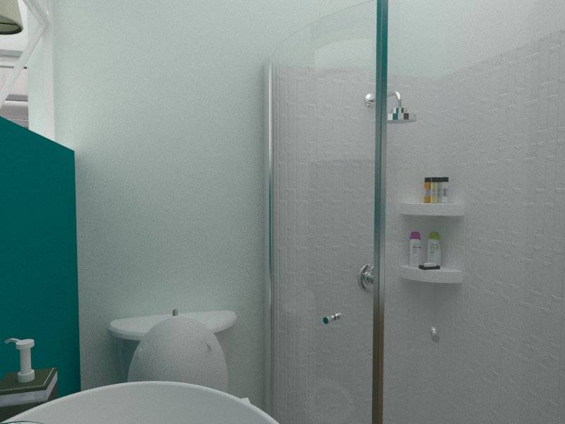 Baño; regadera 78metroscuadrados baños modernos turquesa | homify