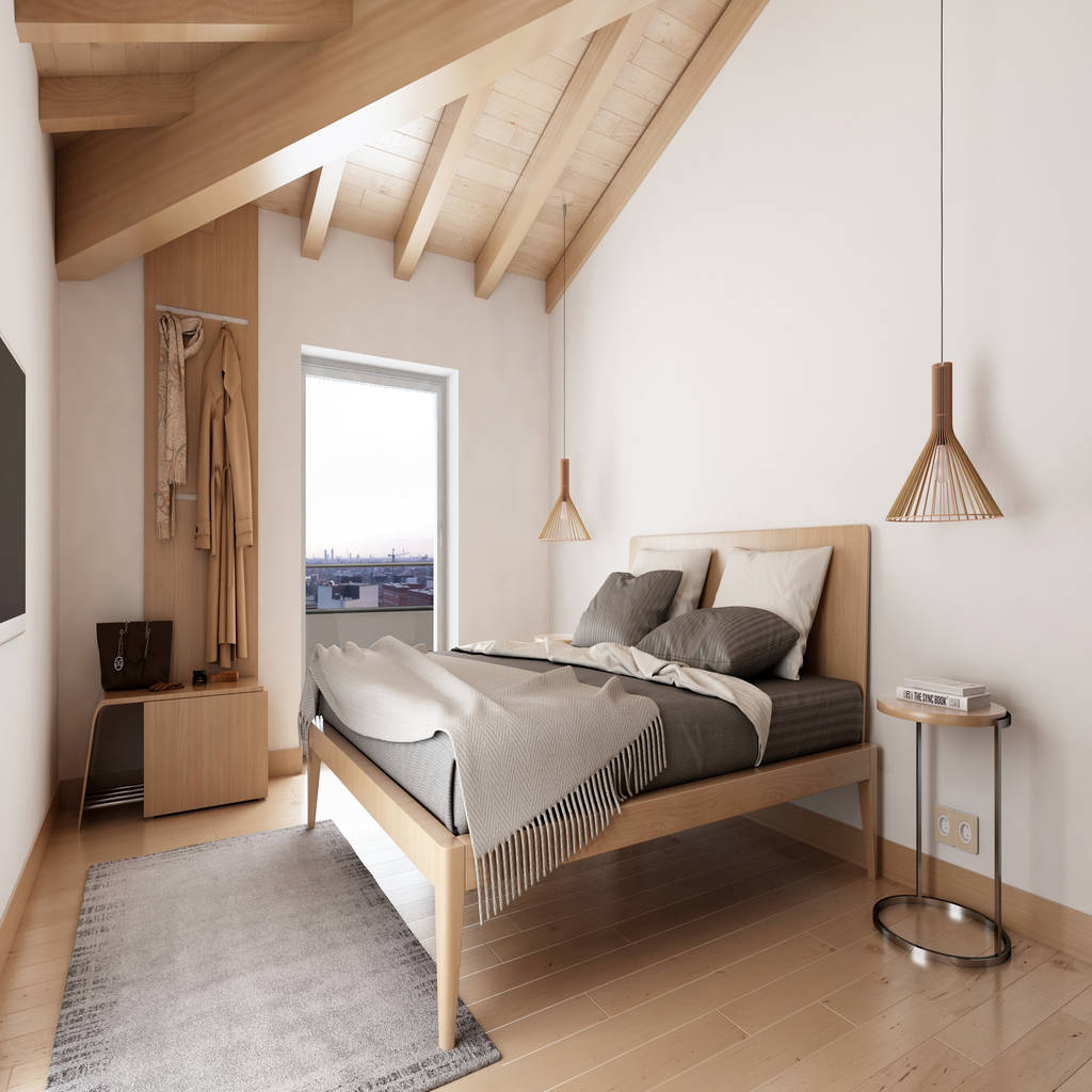 Camere - render fotorealistici d'interni insighters computer graphics camera da letto ...