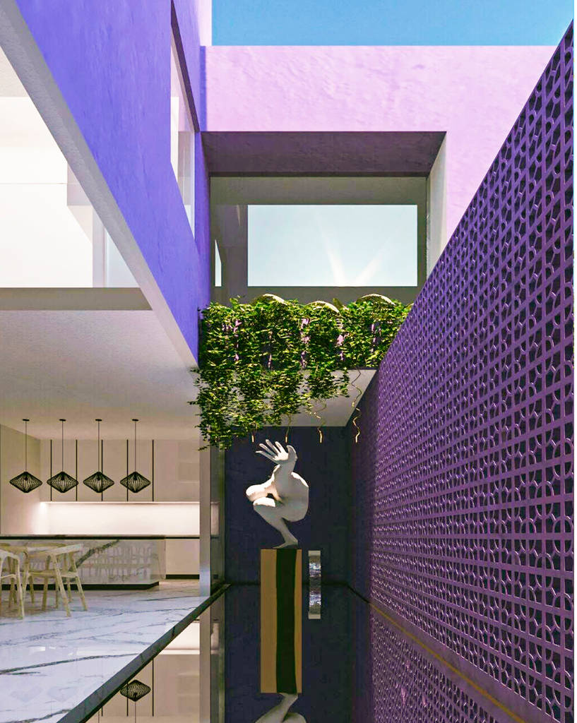 Casa guadalajara obed clemente arquitectos estanques de jardín concreto ...