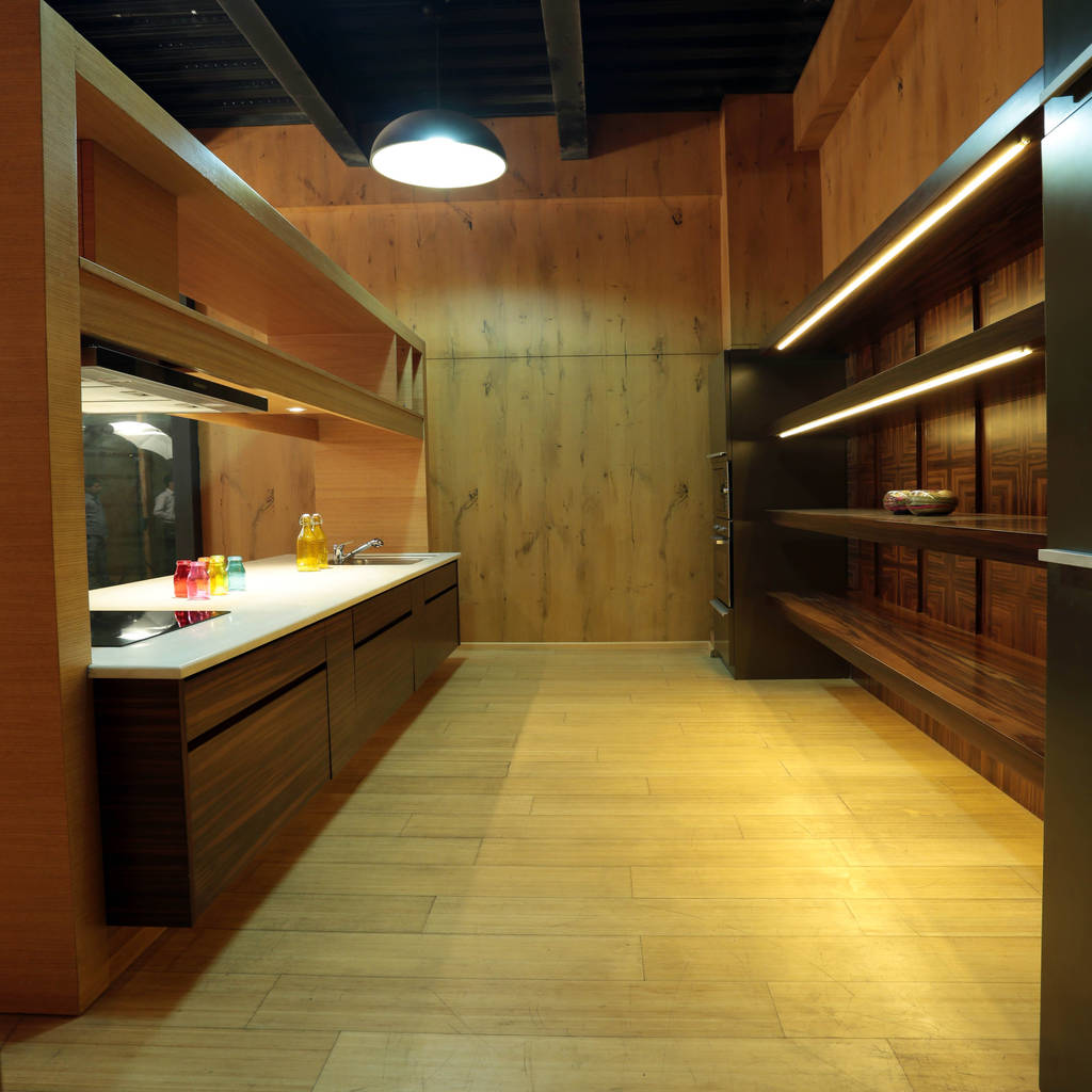 Modular kitchen display at planmyinterior experience center, greater ...