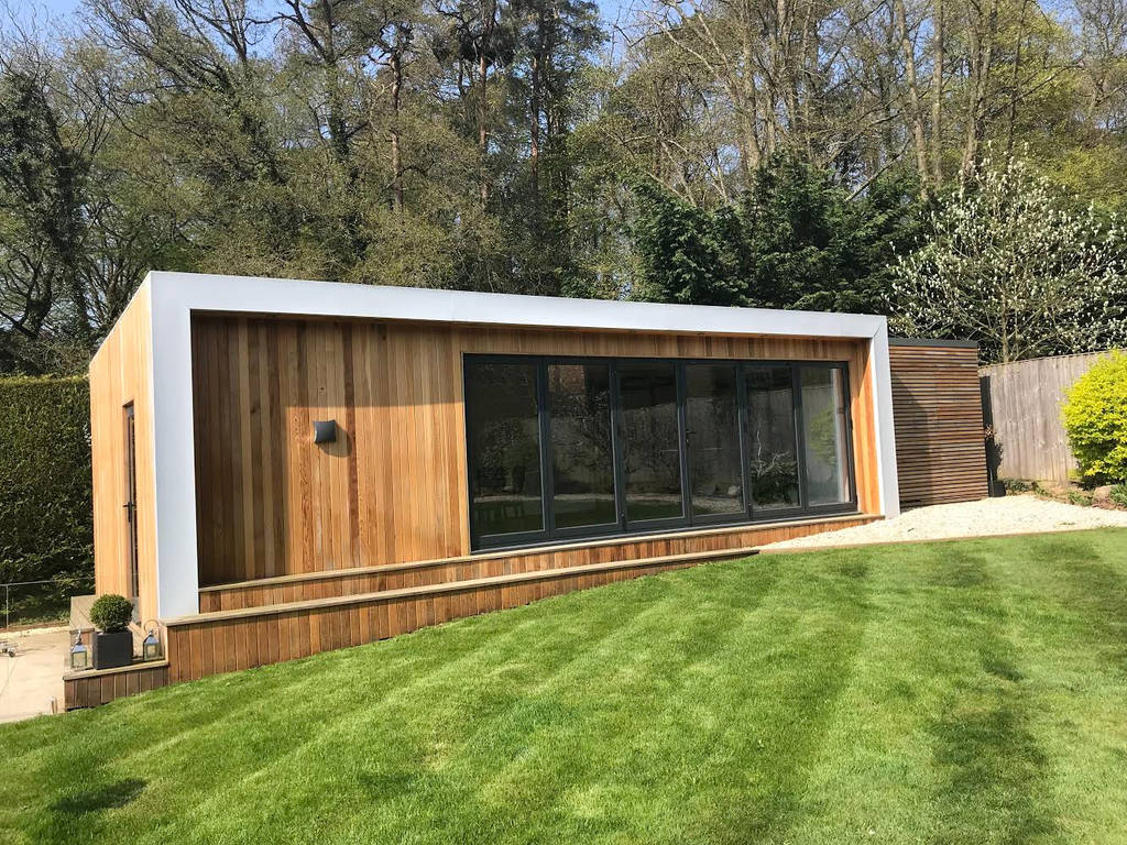 Large and modern garden room project: beconsfield, london, modern ...