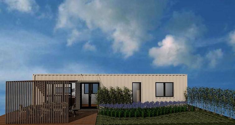 Fachada casa container | homify