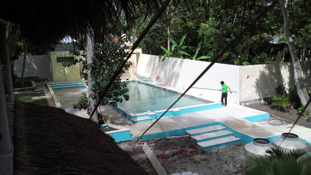 Proceso constructivo alberca 7m x 15m, diseño de espacios y ambientes ...