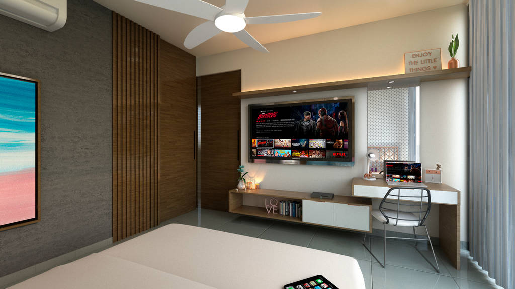 Mueble para tv y escritorio. | homify