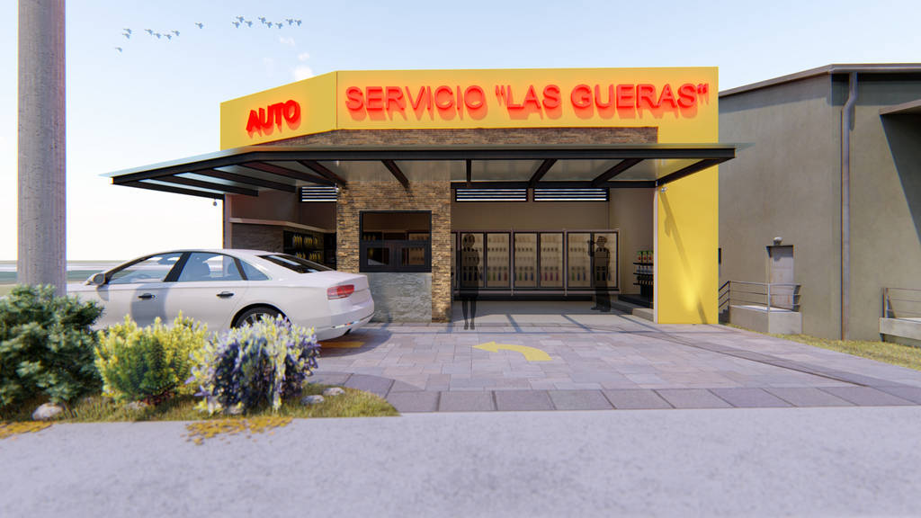 Fachada principal autoservicio | homify