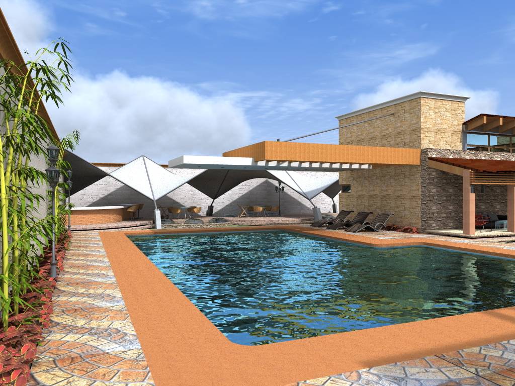 Alberca – bar de arquitectura & diseño mediterráneo granito | homify