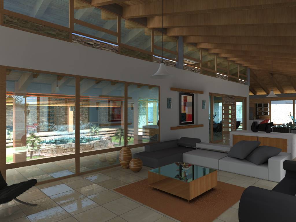 Sala de estar perspectiva interior | homify