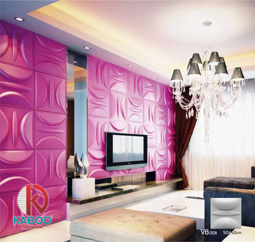 Paredes 3d kabod decoracion paredes y pisos de estilo moderno | homify