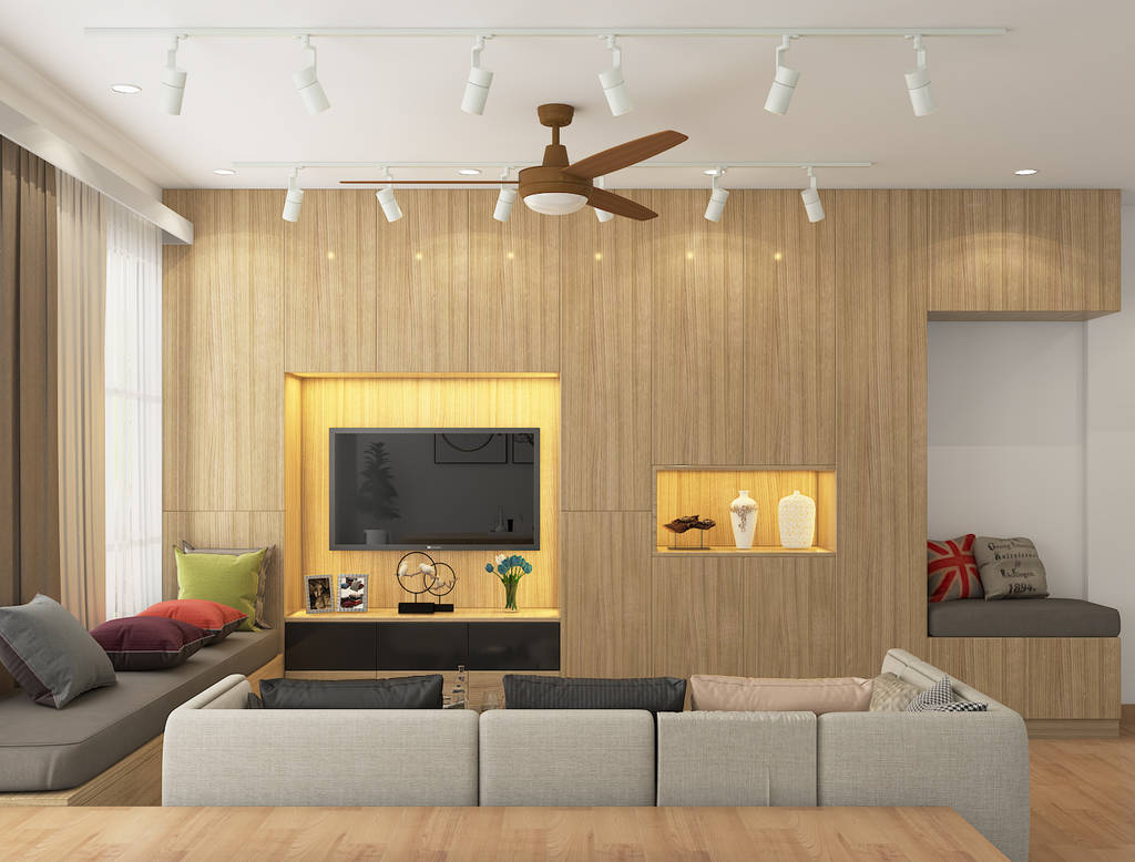 Tv unit design in living room | homify