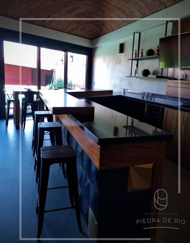 Salon de juegos , piedra de rio arquitectura de interior | homify