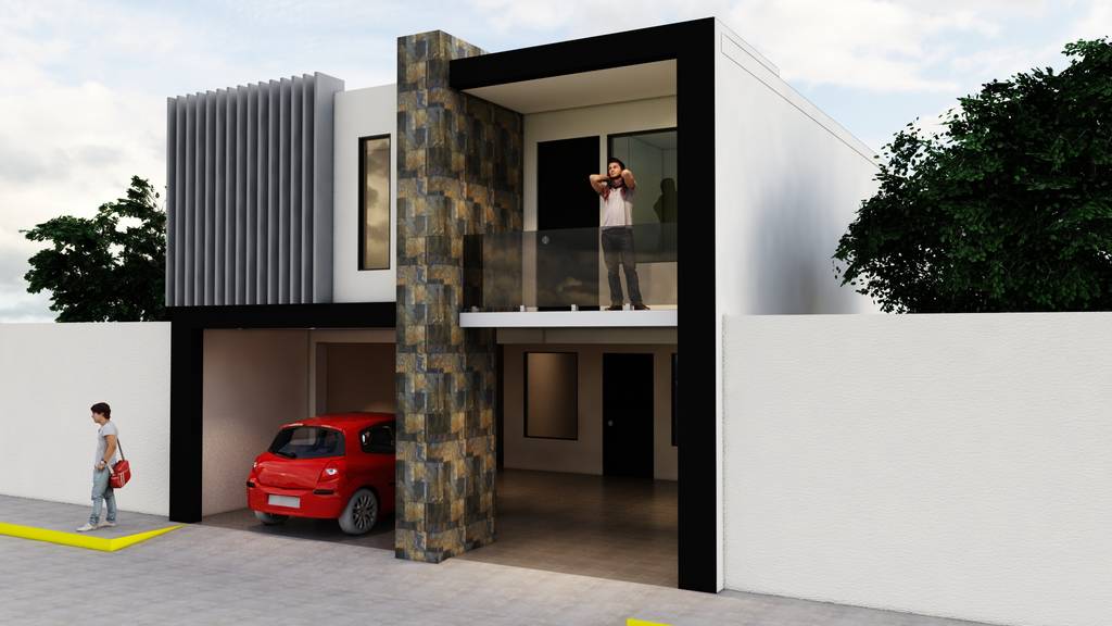 Render de fachada propuesta 2 | homify