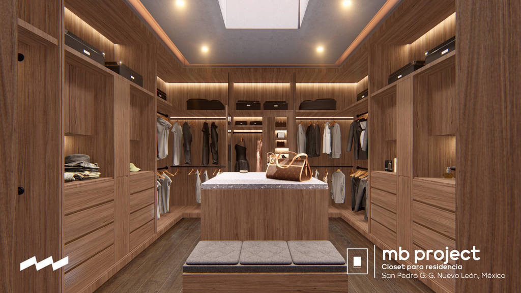 Vista 1 walking closet ˜mb (anteproyecto) | homify