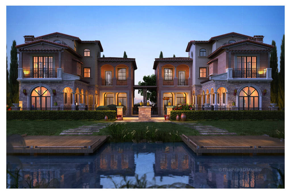 Architectural 3d exterior rendering | homify