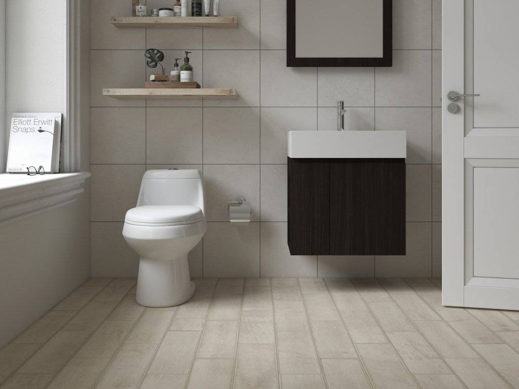 Baño con estilo piedra interceramic mx baños clásicos cerámico beige ...