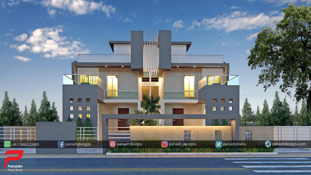 Modern villa | two-story house design | homify