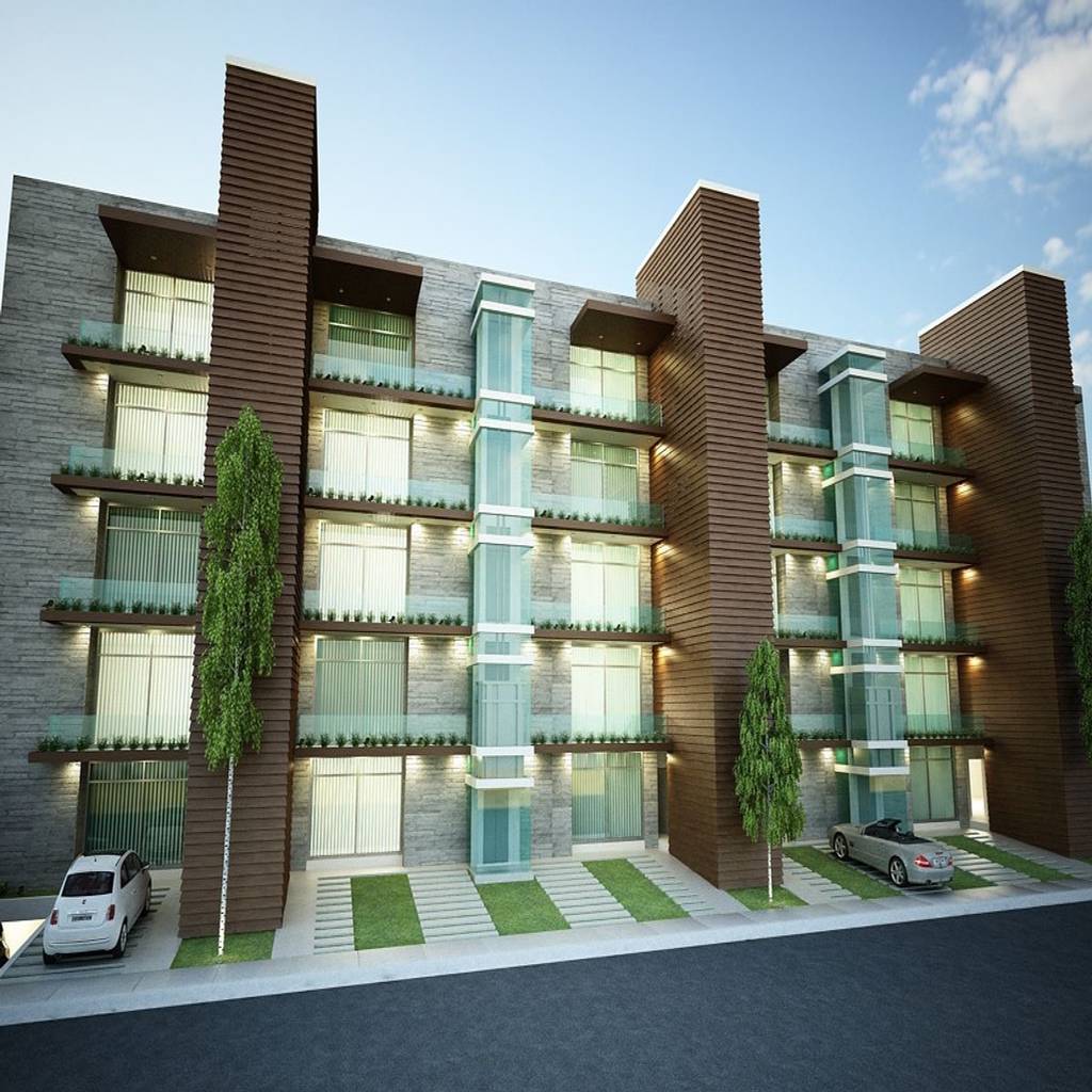 Edificio del parque de maya arquitectura moderno concreto | homify