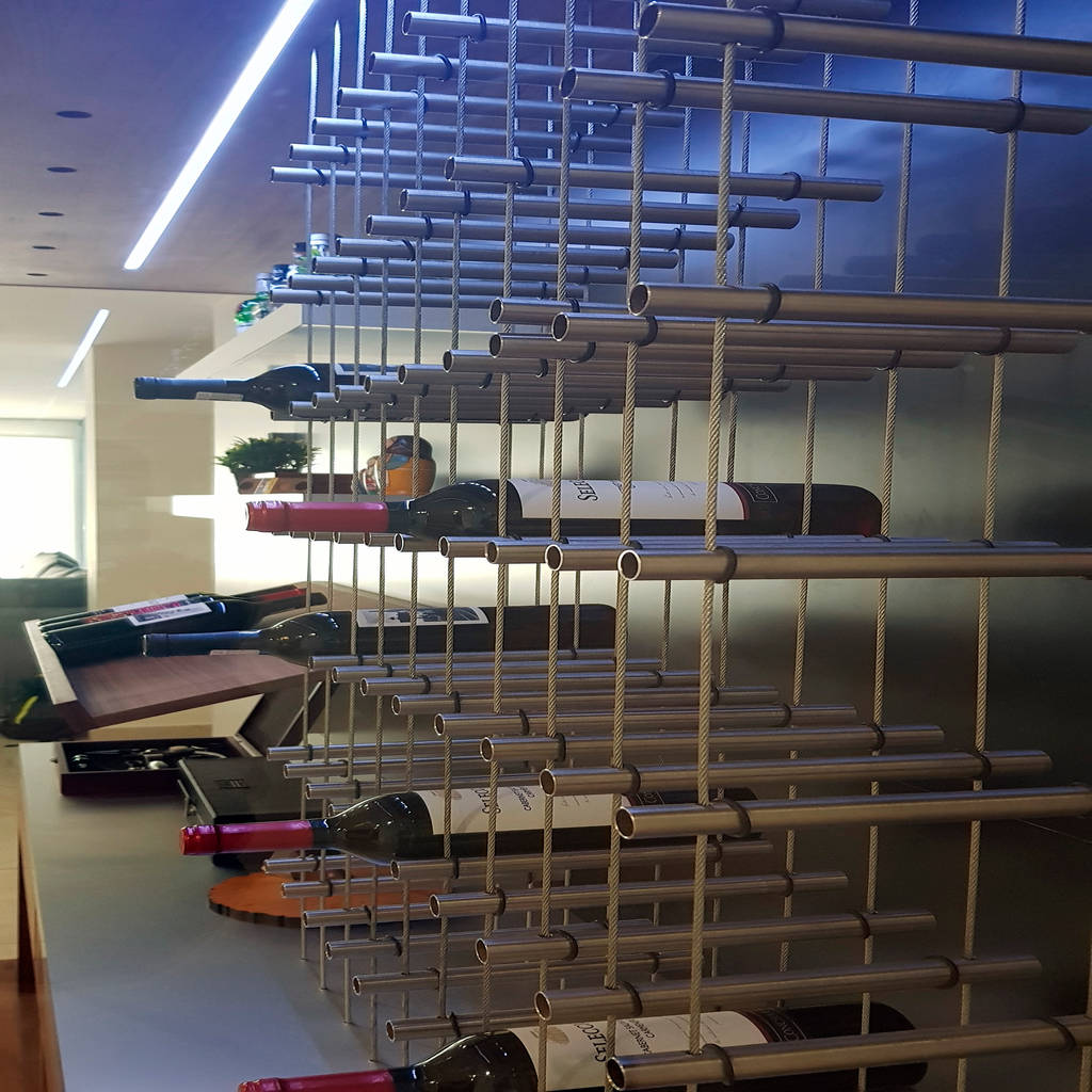 Cava suspensión. ebanisart espacio y concepto bodegas modernas hierro ...