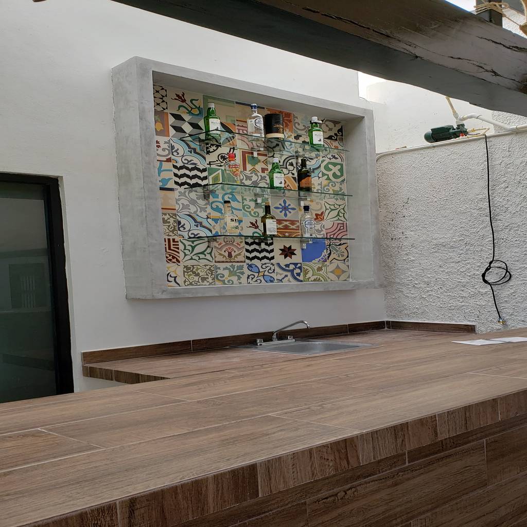 Detalle de meseta en barra de terraza | homify