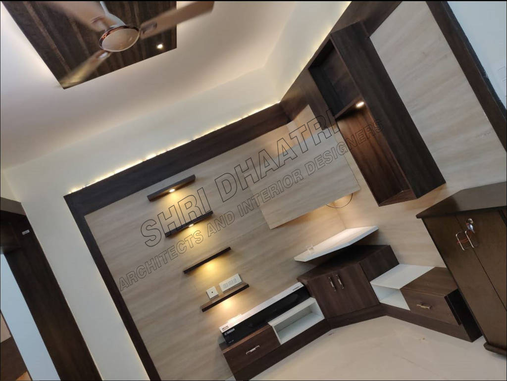Interiors of 2bhkproject at hazeefpet hyderabad., shri dhaatri ...
