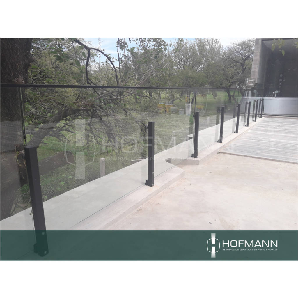 Baranda de vidrio para terraza y baño en las corzuelas – córdoba ...