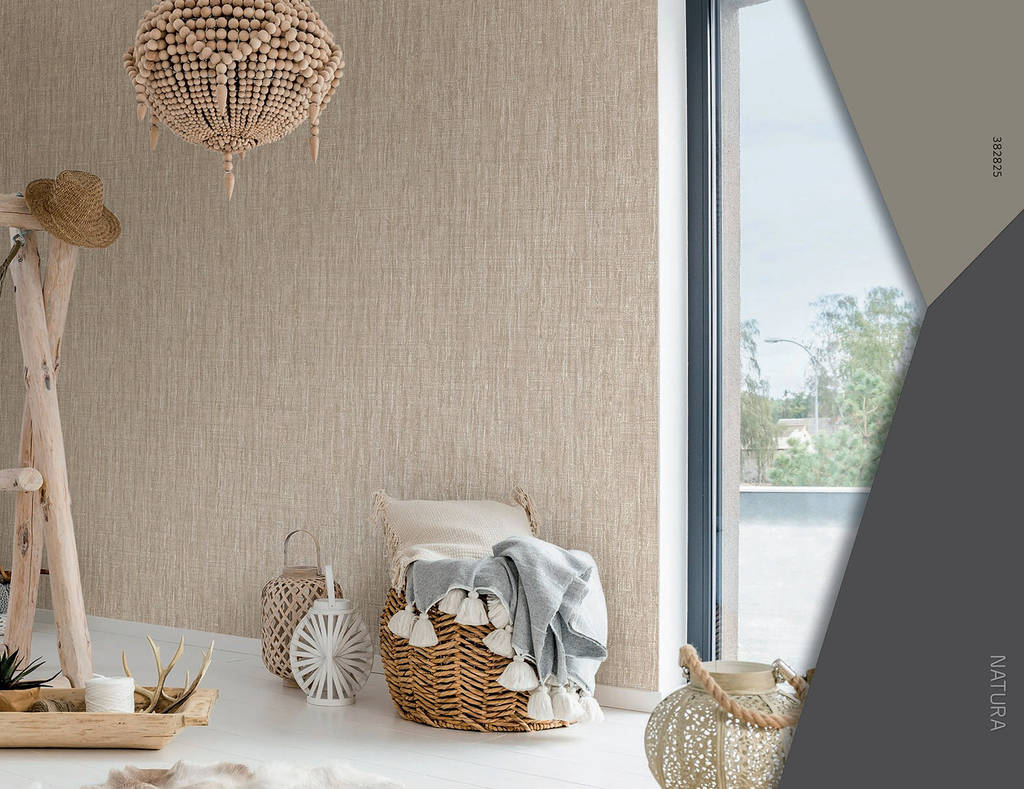 Papel tapiz decora pro – colección natura 382825 – hilos | homify