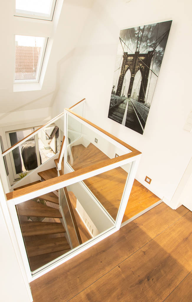 Halbgewendelte treppe mit podest | homify
