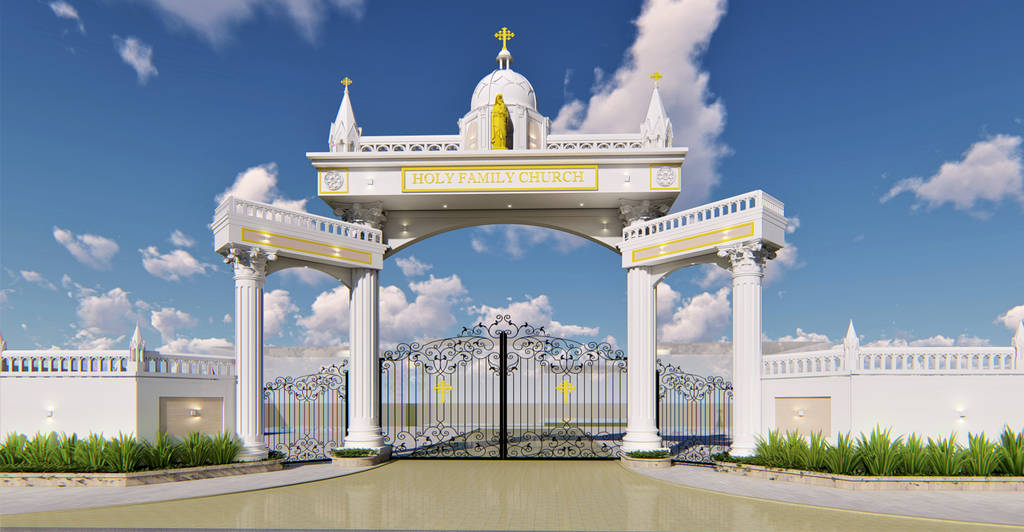 Church entrance arch design | homify