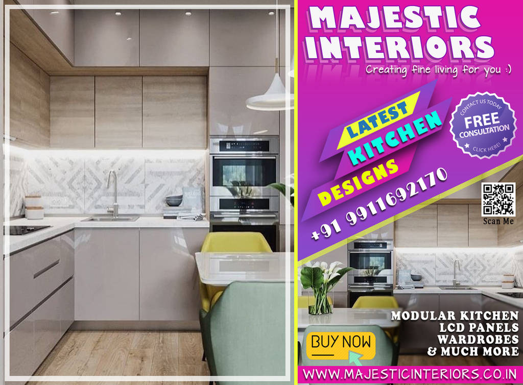 Modular kitchen in faridabad, interior designers in faridabad, latest ...