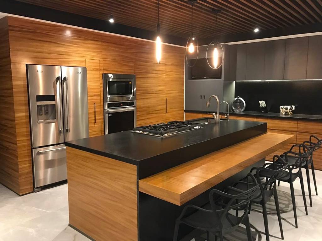 Diseño y fabricación de cocina integral, wm acabados + interiorismo ...