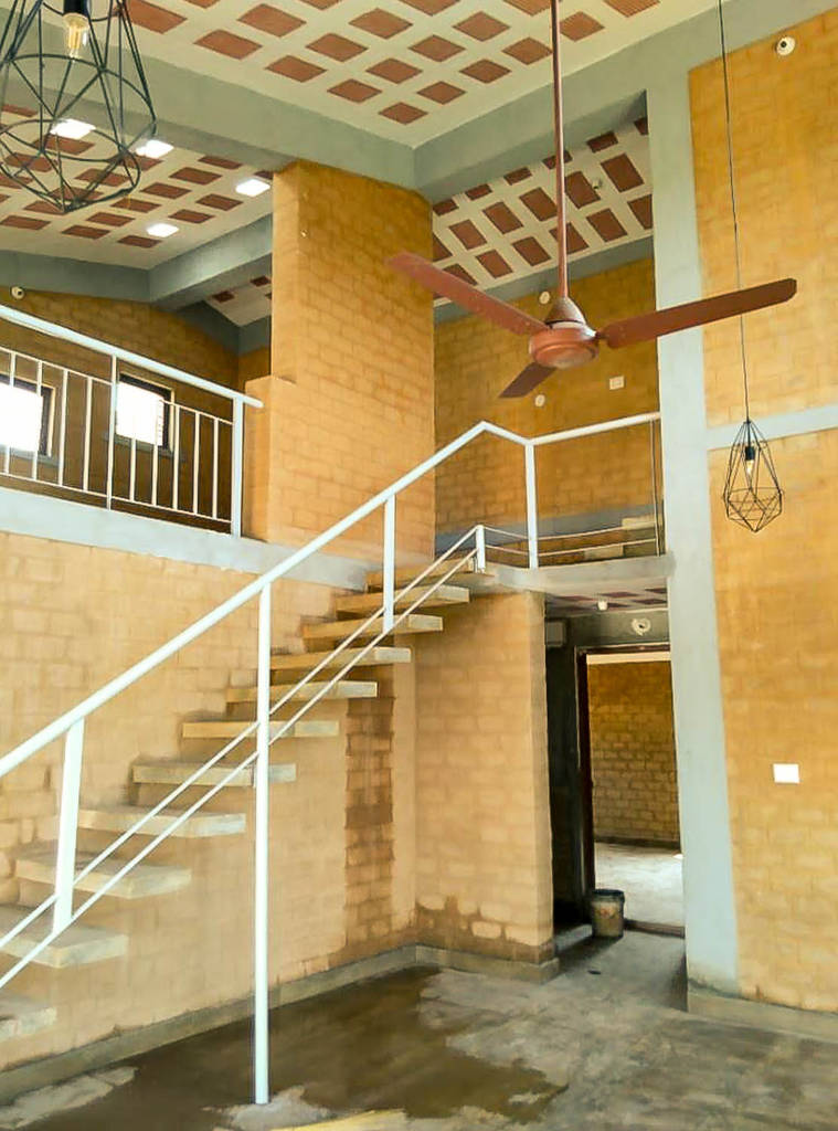 Farm house near jigni, mud-block construction | homify