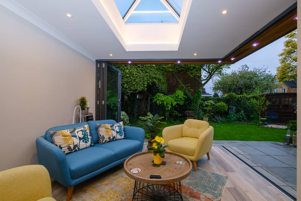 Floating corner modern home extension in st albans | homify