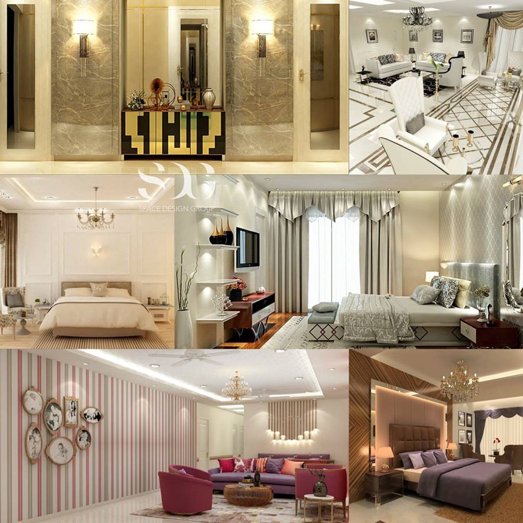 A wide range of different styles of living room and bedroom designs in one composition. | homify