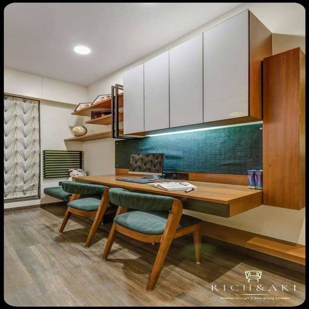 Study and office design with storage | homify