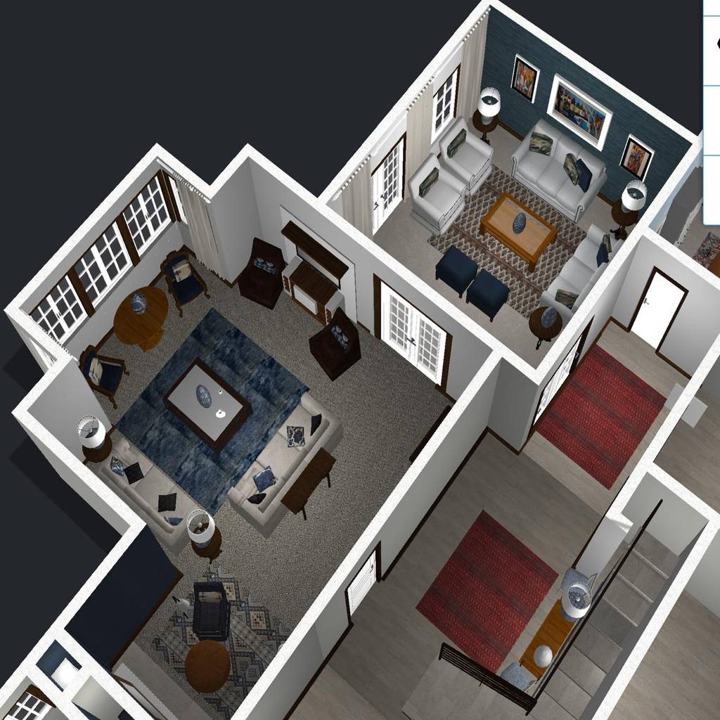 Final swopped rooms layouts | homify