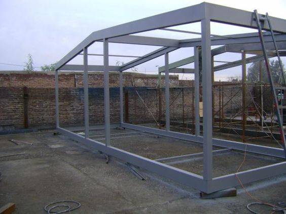 Estructura de acero para techumbre, estructuras y servicios del ...