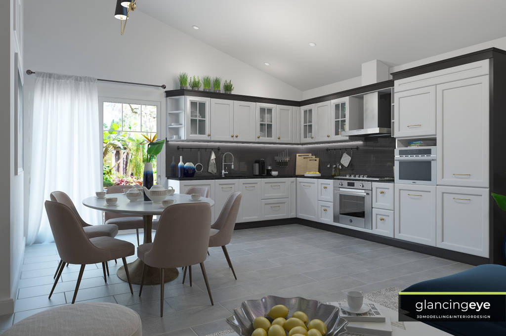 Ideas de decoración para cocinas , glancing eye - modelado y diseño 3d | homify