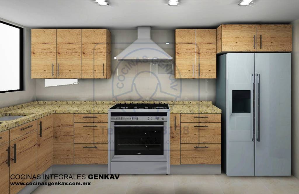 Cocina integral modelo españa de cocinas integrales genkav rústico ...