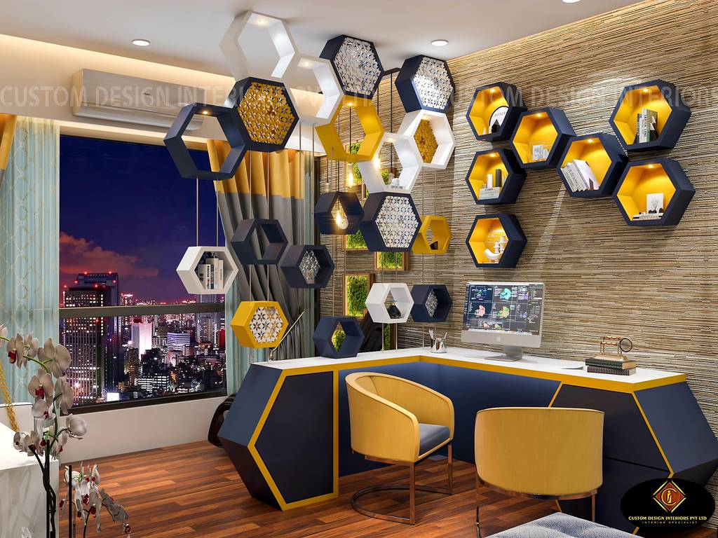 Study room project— mr. ranjan das's study room | saltlake, kolkata ...